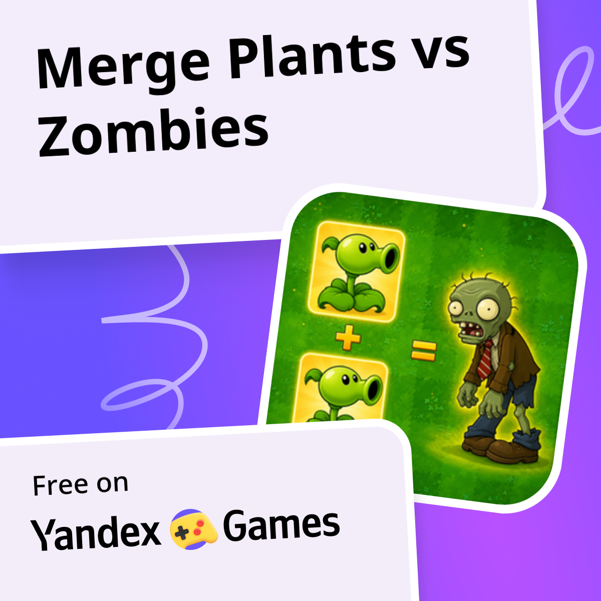 Merge Plants vs Zombies - play online for free on Yandex Games