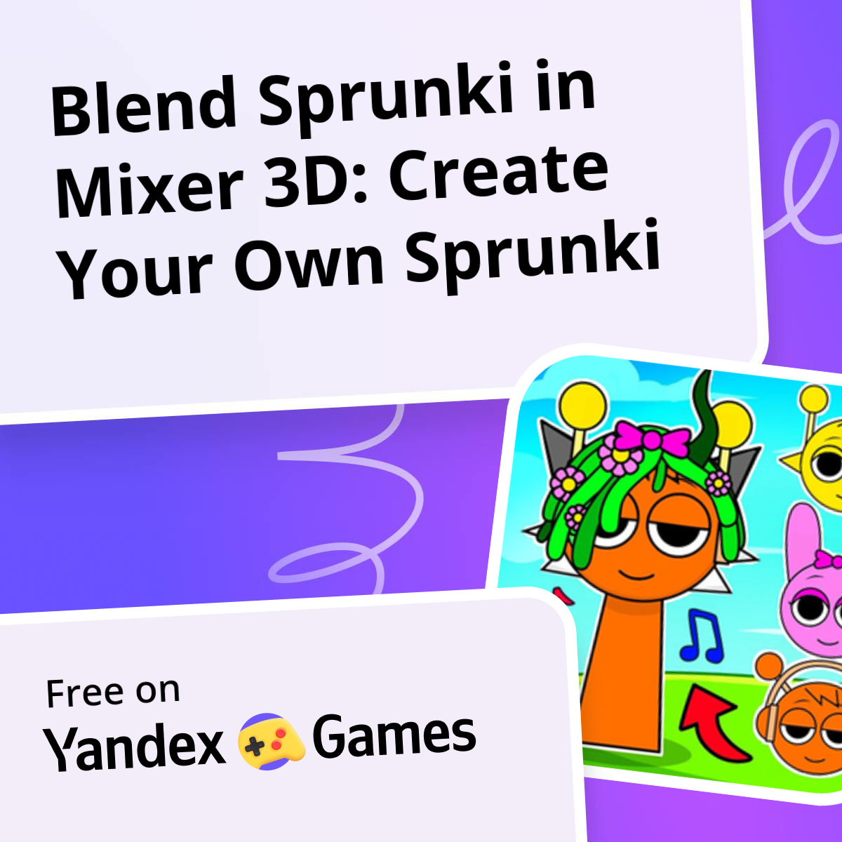 Blend Sprunki in Mixer 3D: Create Your Own Sprunki (by StarCoin Games ...