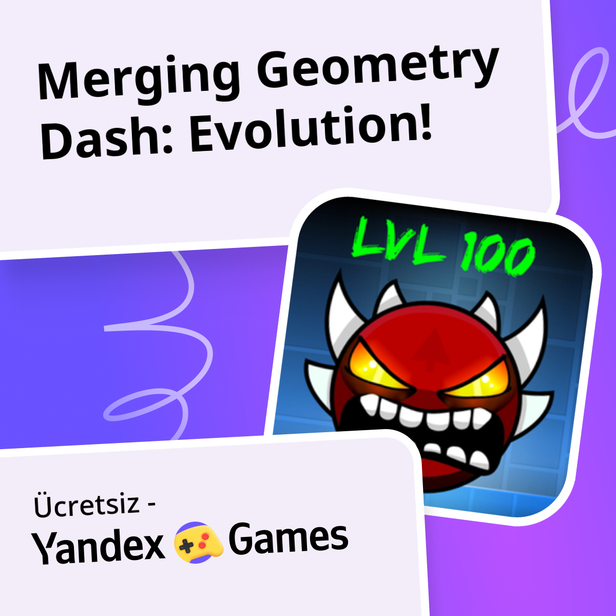 Merging Geometry Dash: Evolution! (High-Quality Games'den) - Yandex Games servisinde ücretsiz ...
