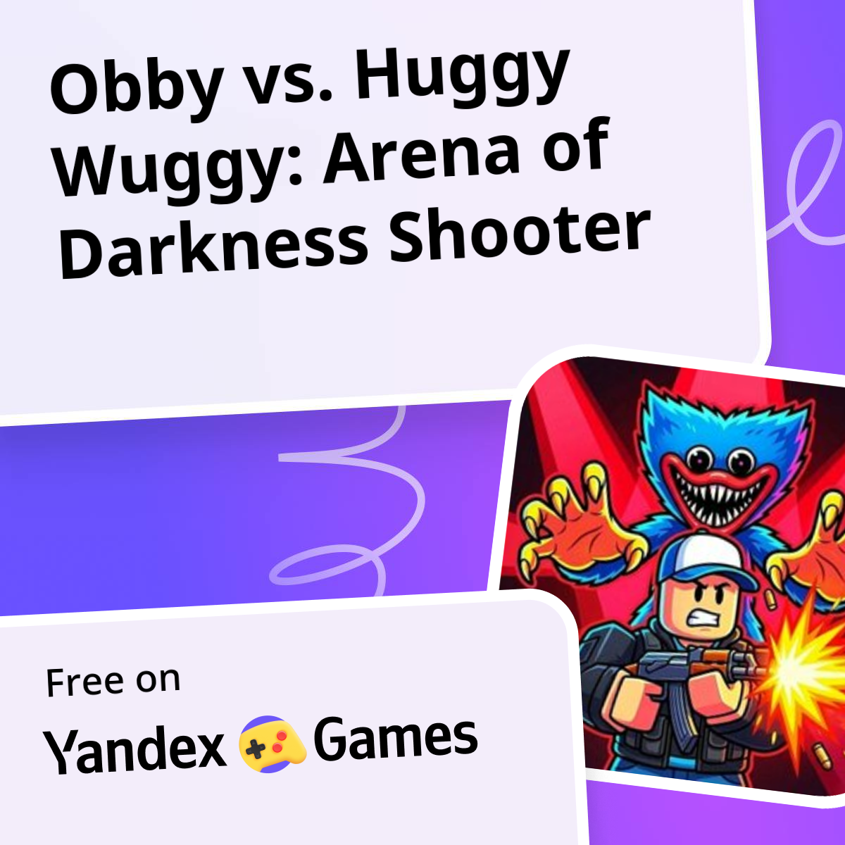 Obby vs. Huggy Wuggy: Arena of Darkness Shooter - play online for free ...