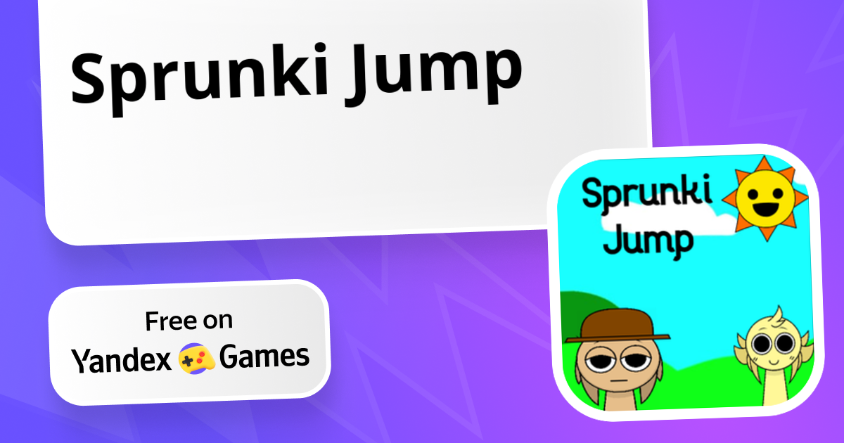 Sprunki Jump (โดย BRS Games)-เล่นออนไลน์ฟรีบน Yandex Games