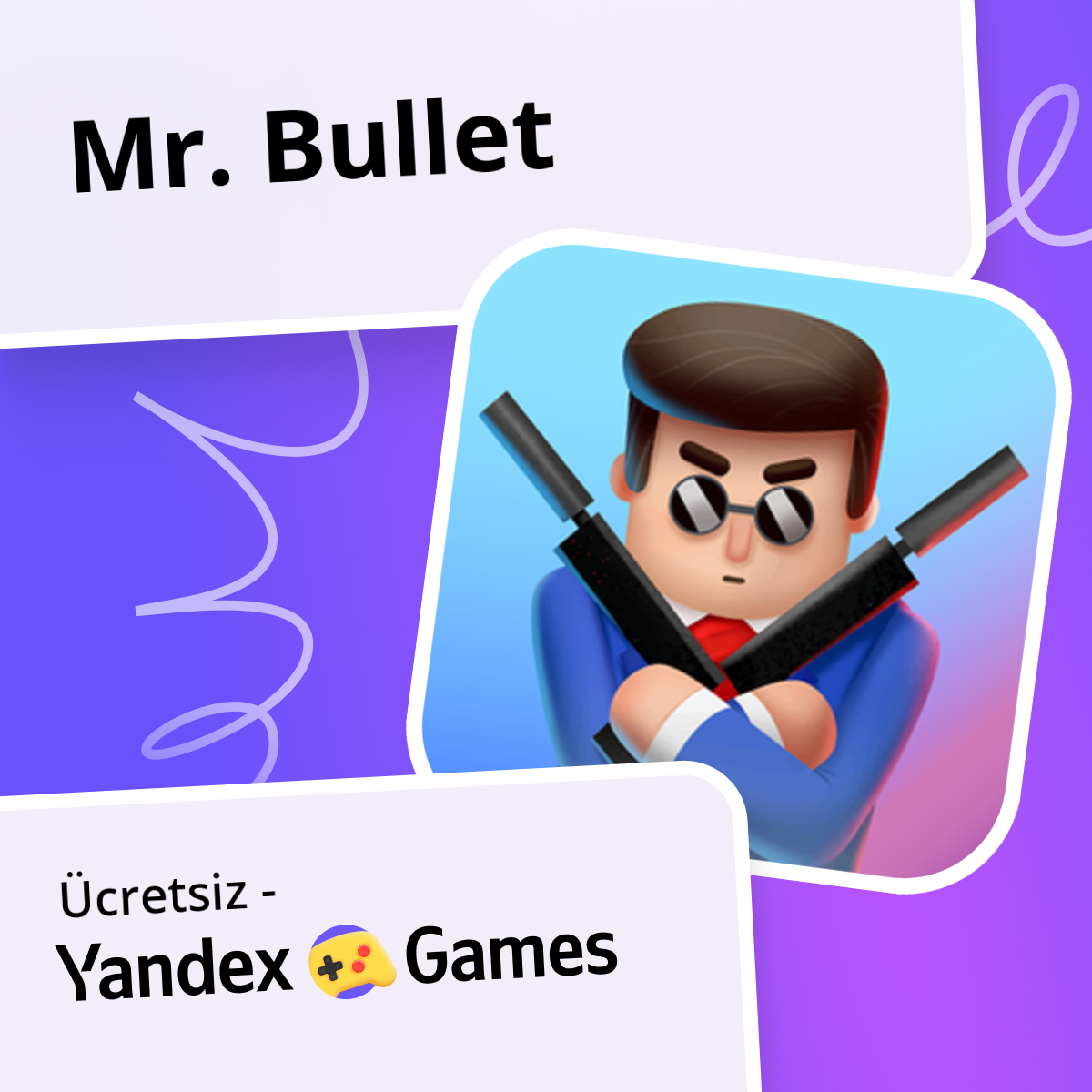 Mr. Bullet - oynayın Yandex Games üzerinde ücretsiz çevrimiçi