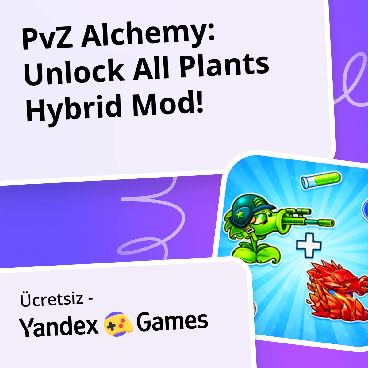 PvZ Alchemy: Unlock All Plants Hybrid Mod! - oynayın Yandex Games ...