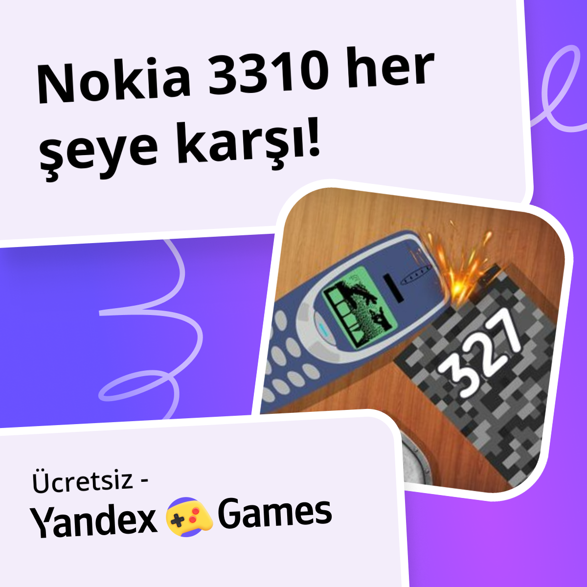 Nokia 3310 her şeye karşı! (JellyLab'den) - Yandex Games servisinde ...