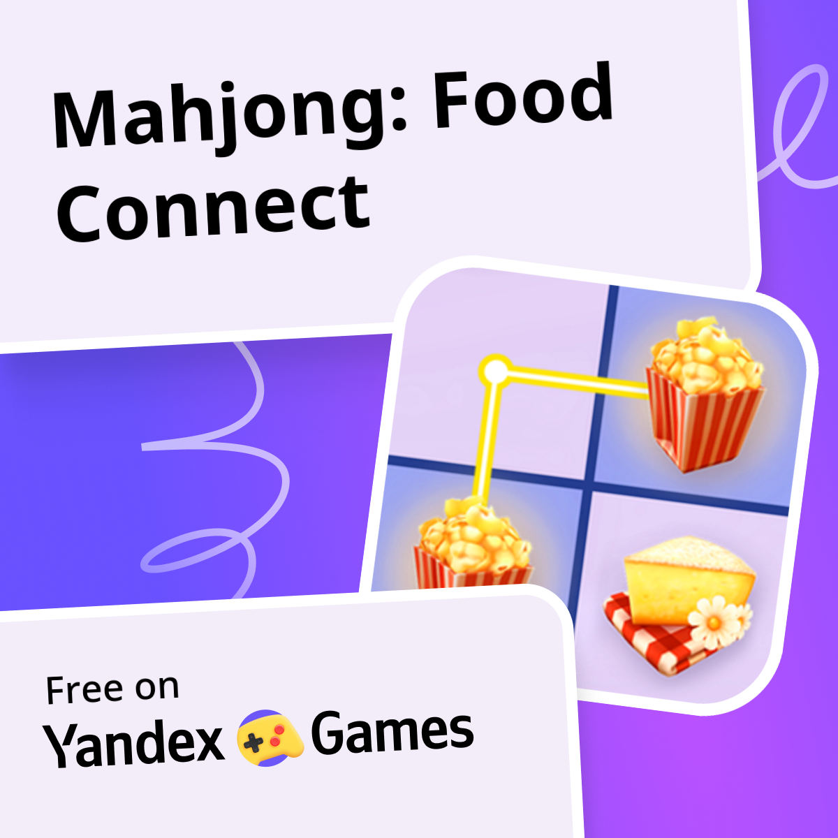 Mahjong: Food Connect (by ManyBits) - play online for free on Yandex Games