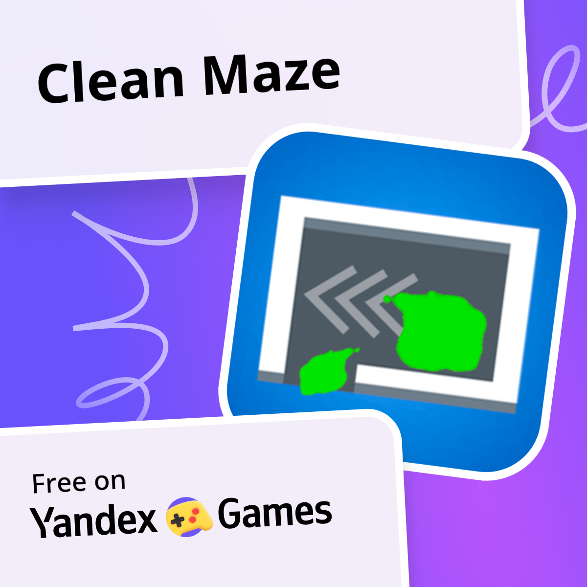 Clean Maze (توسط truelisgames)- بازی آنلاین به صورت رایگان در Yandex Games