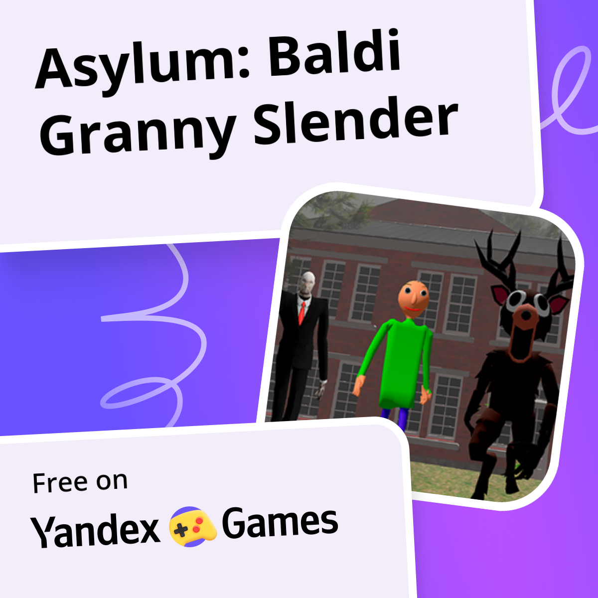 Asylum: Baldi Granny Slender - play online for free on Yandex Games