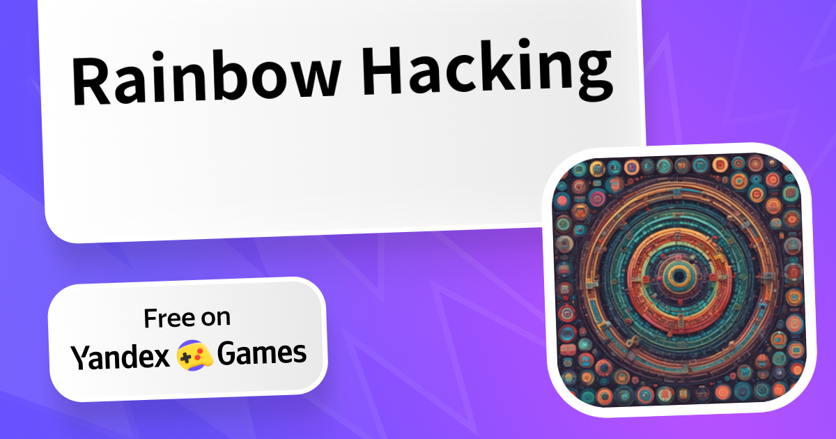 Rainbow Hacking(デベロッパー：Iphiko) - Yandex Gamesで無料オンラインゲームをプレイ