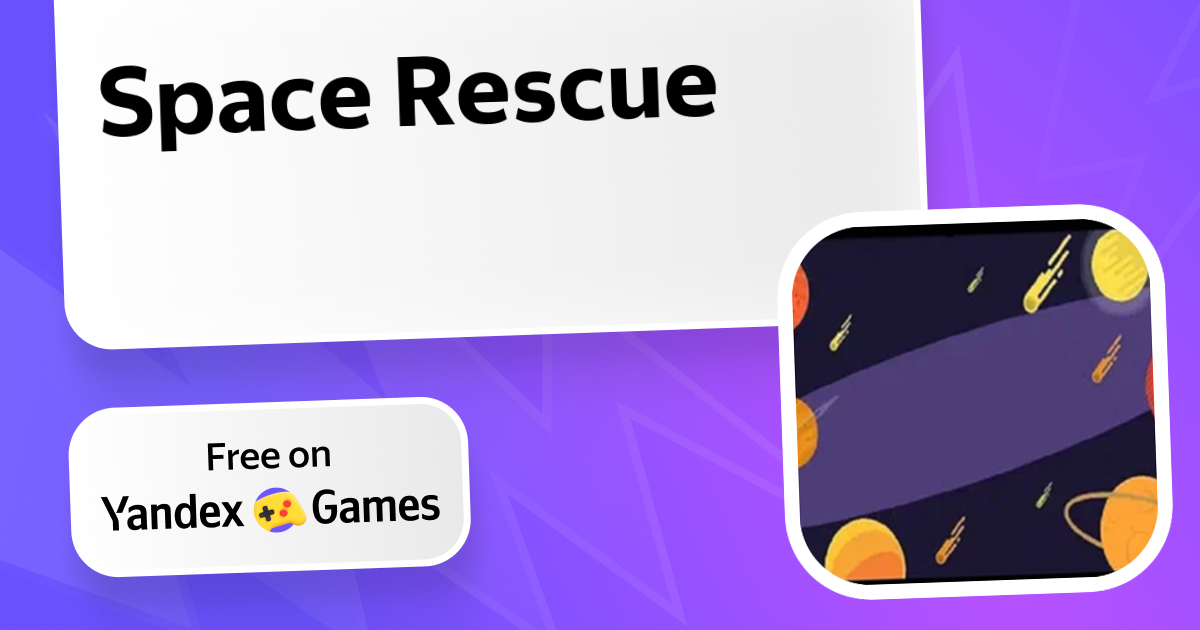 Space Rescue (oleh DL)- mainkan online secara gratis di Yandex Games