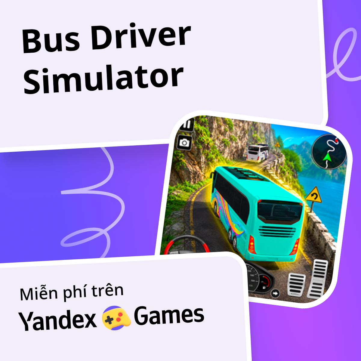 Bus Driver Simulator - chơi trực tuyến miễn phí trên Yandex Games