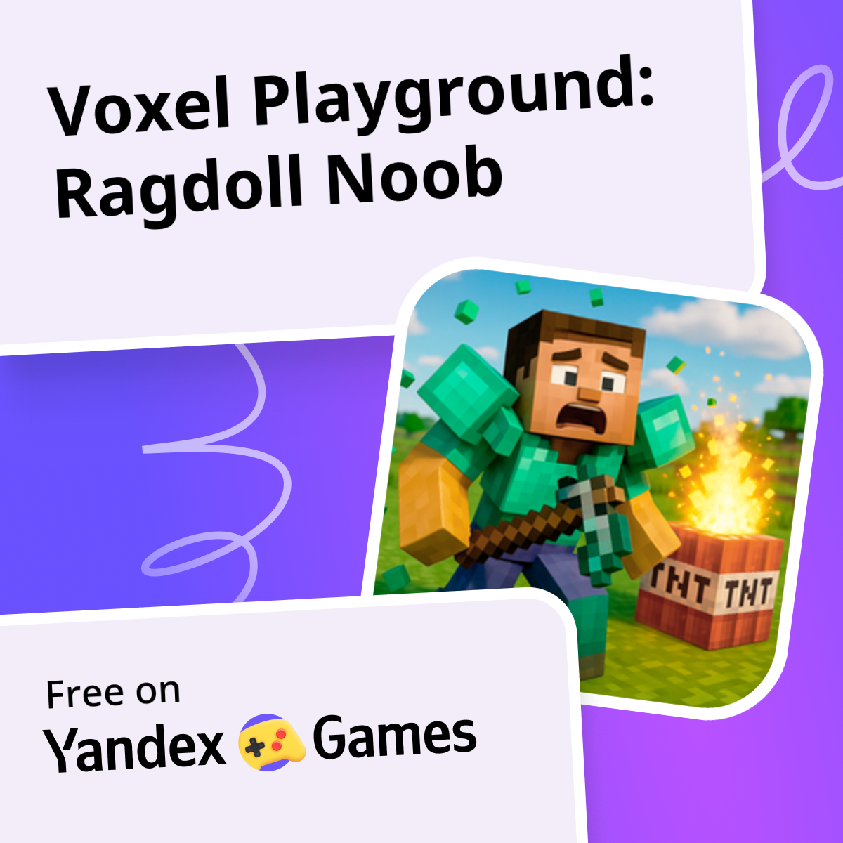 Voxel Playground: Ragdoll Noob (by MirraGames) - play online for free on Yandex Games
