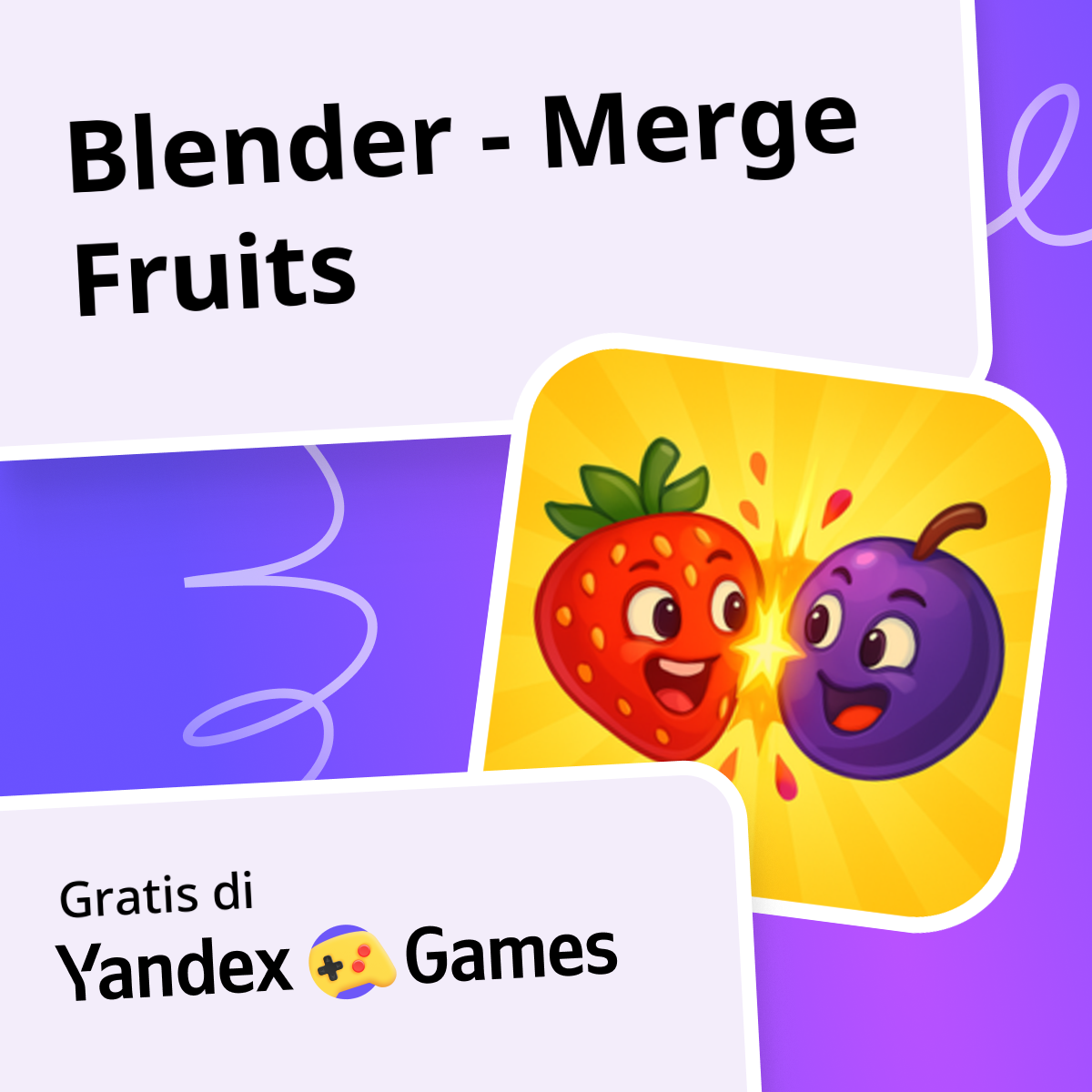Blender - Merge Fruits (oleh ValeryG) - main online gratis di Yandex Games