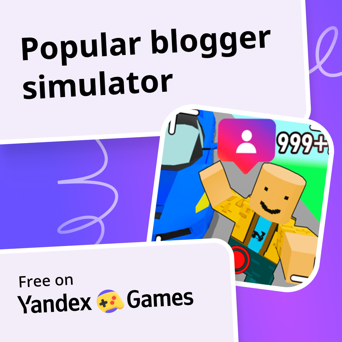 Popular blogger simulator - play online for free on Yandex Games