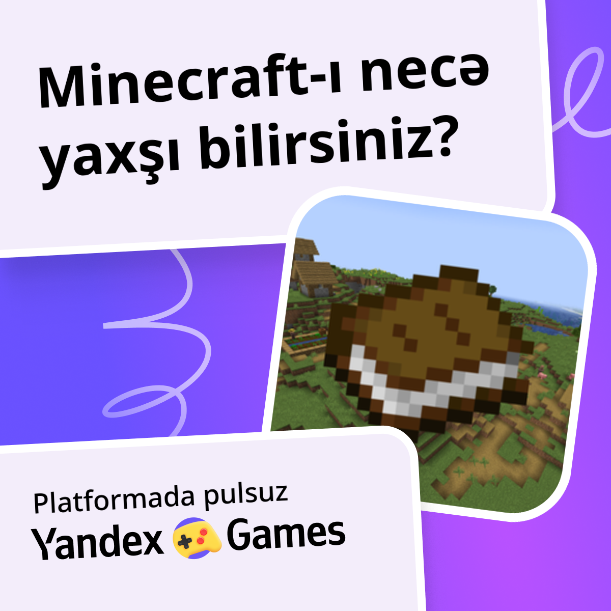 Minecraft-ı necə yaxşı bilirsiniz? (Baking_Tea adlı tərtibatçıdan ...