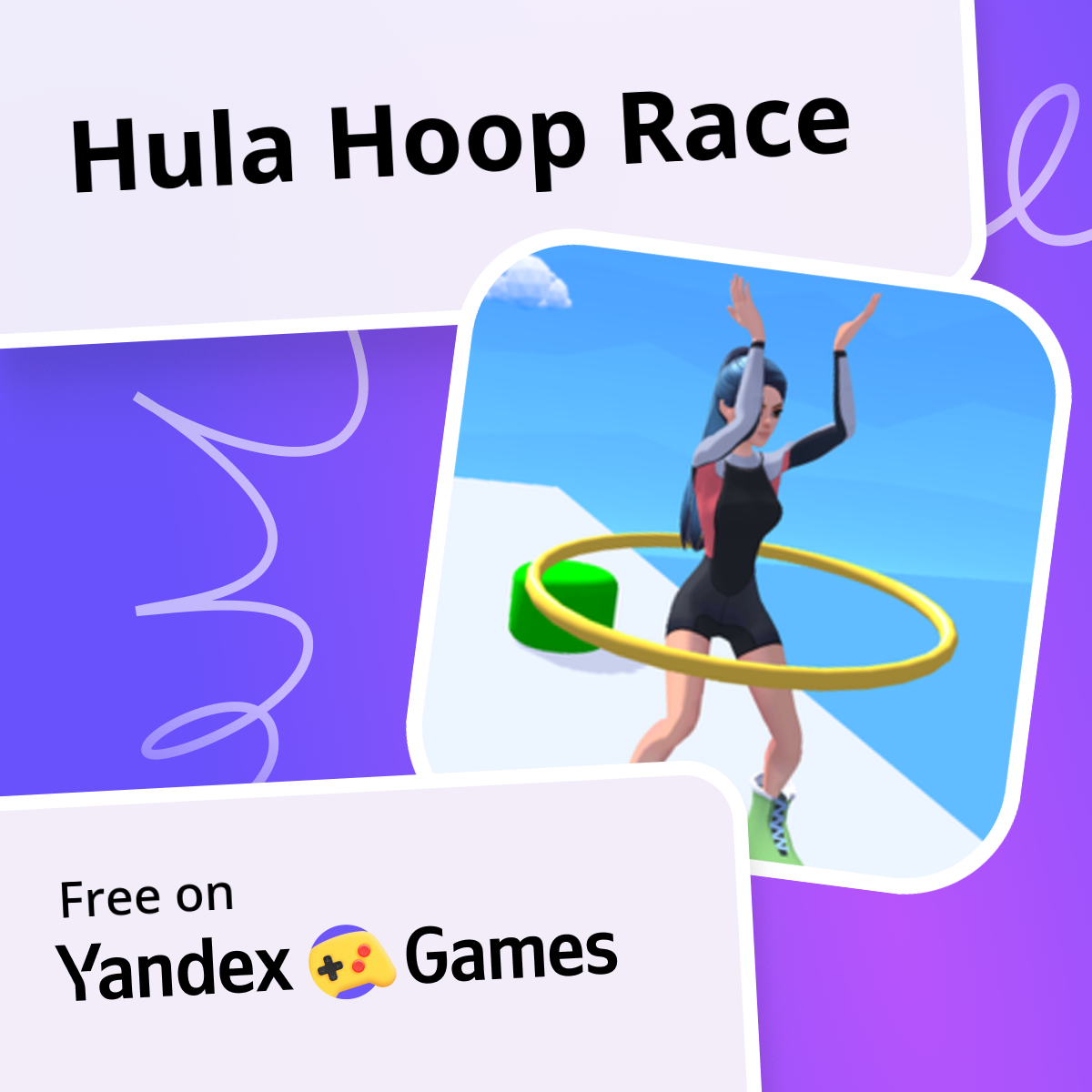 Hula Hoop Race (by Intersection OL) - play online for free on Yandex Games