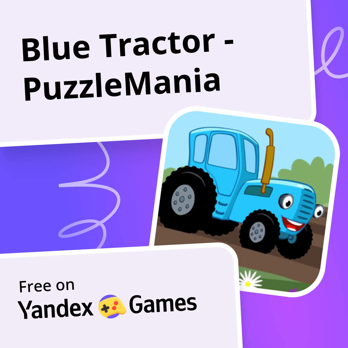 Blue Tractor - PuzzleMania (by AlekseyGame) - play online for free on Yandex Games