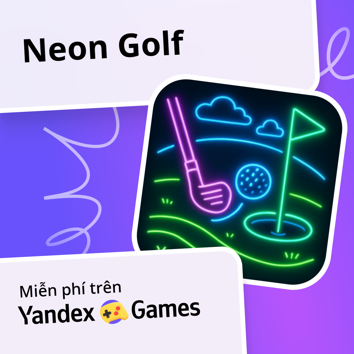 Neon Golf (bởi SweeftKey666) - chơi trực tuyến miễn phí trên Yandex Games