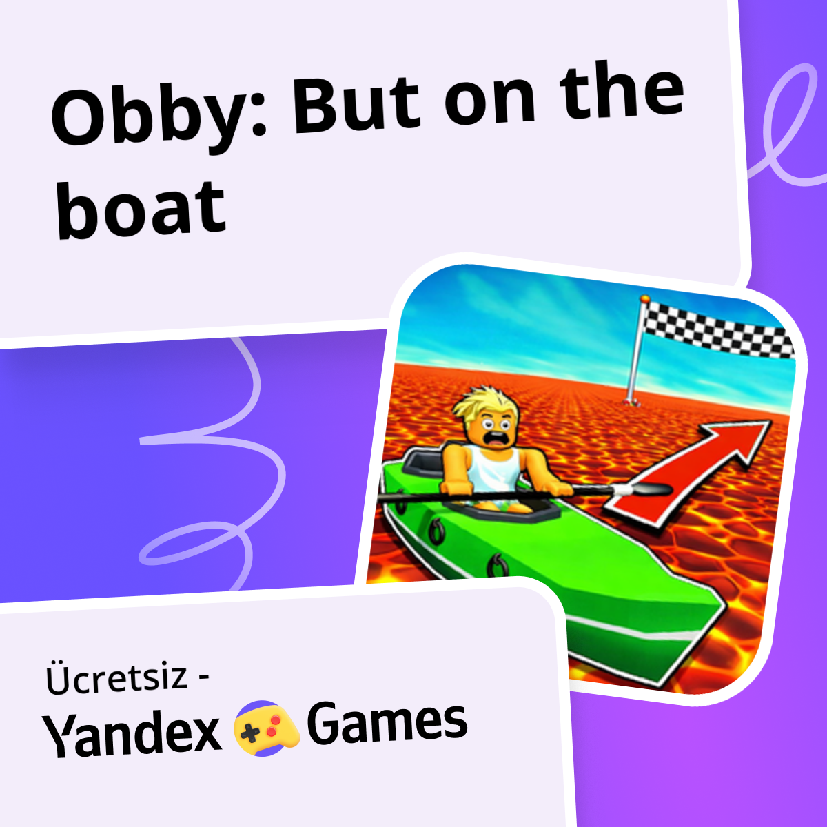 Obby: But on the boat - oynayın Yandex Games üzerinde ücretsiz çevrimiçi