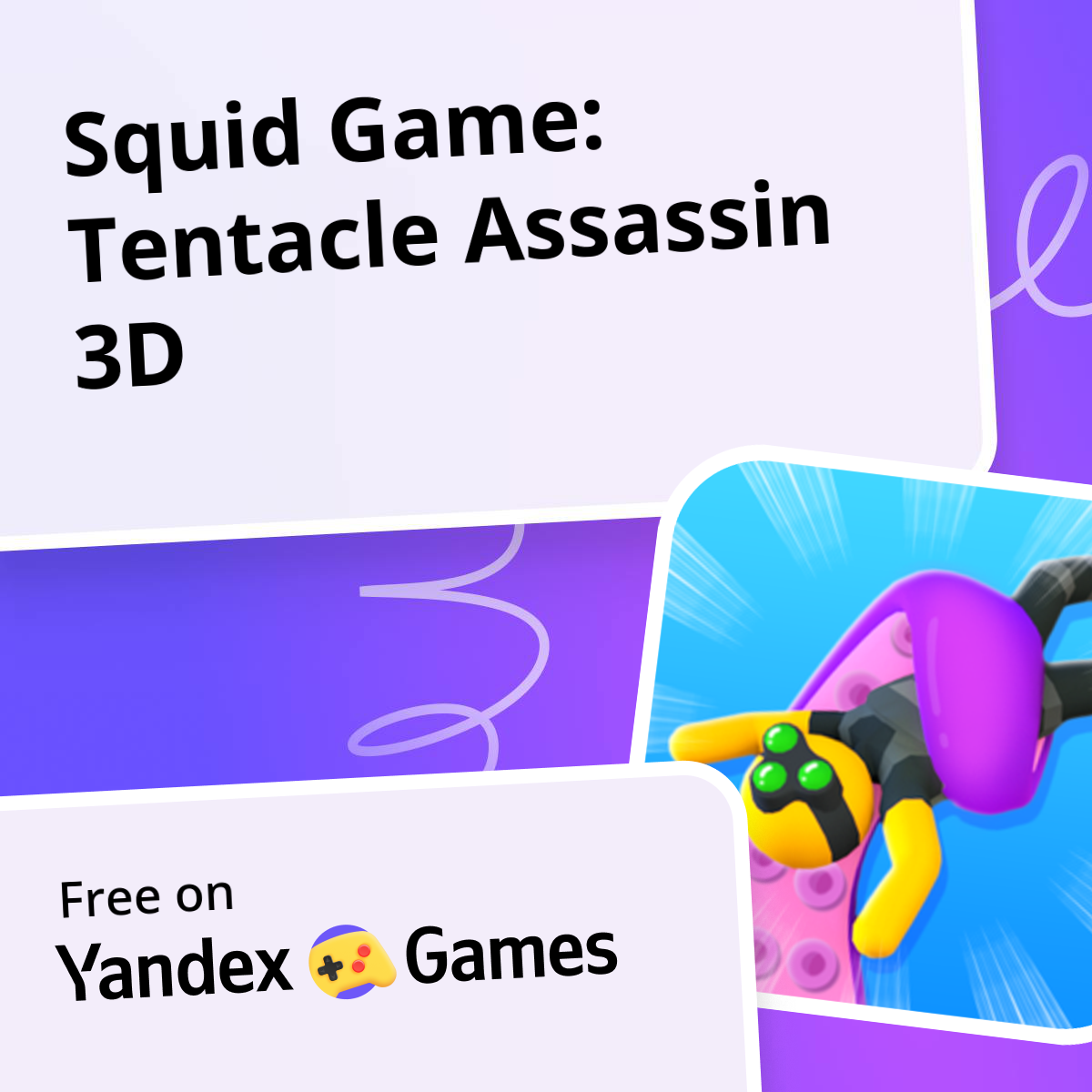 Squid Game: Tentacle Assassin 3D - play online for free on Yandex Games
