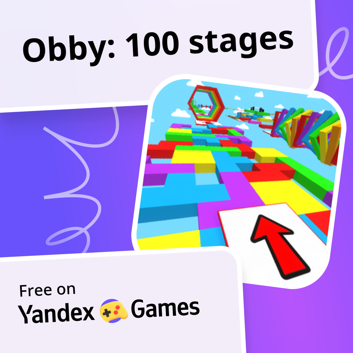 Obby: 100 stages (by Invisible Studio) - play online for free on Yandex ...