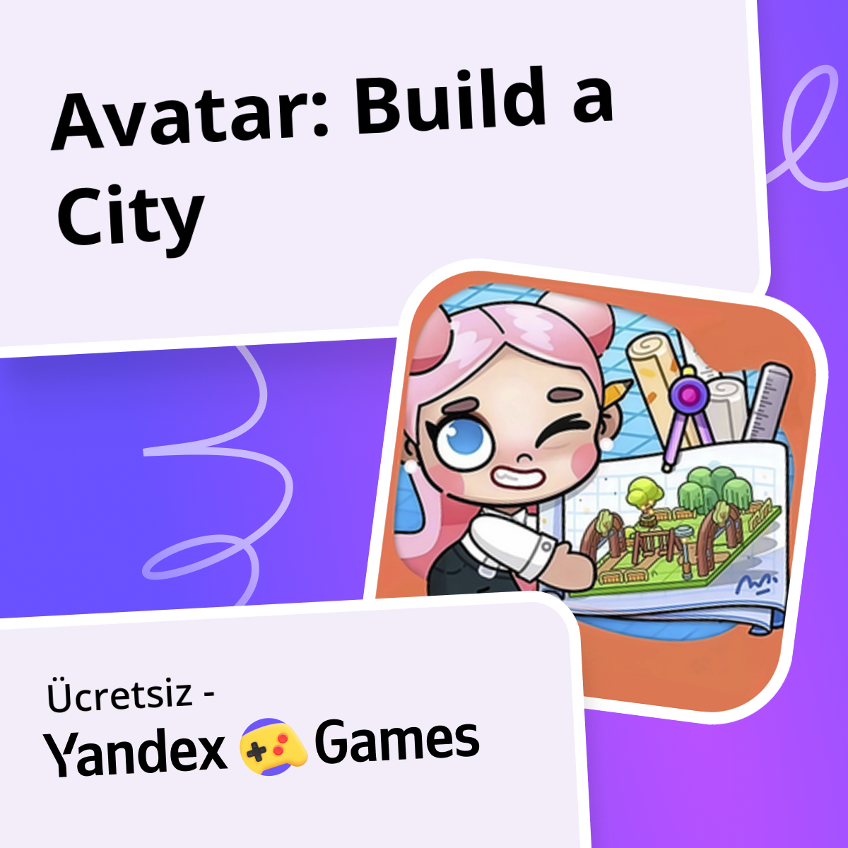 Avatar: Build a City - oynayın Yandex Games üzerinde ücretsiz çevrimiçi