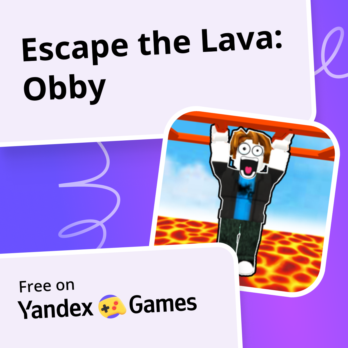 Escape the Lava: Obby (by wackDev) - play online for free on Yandex Games