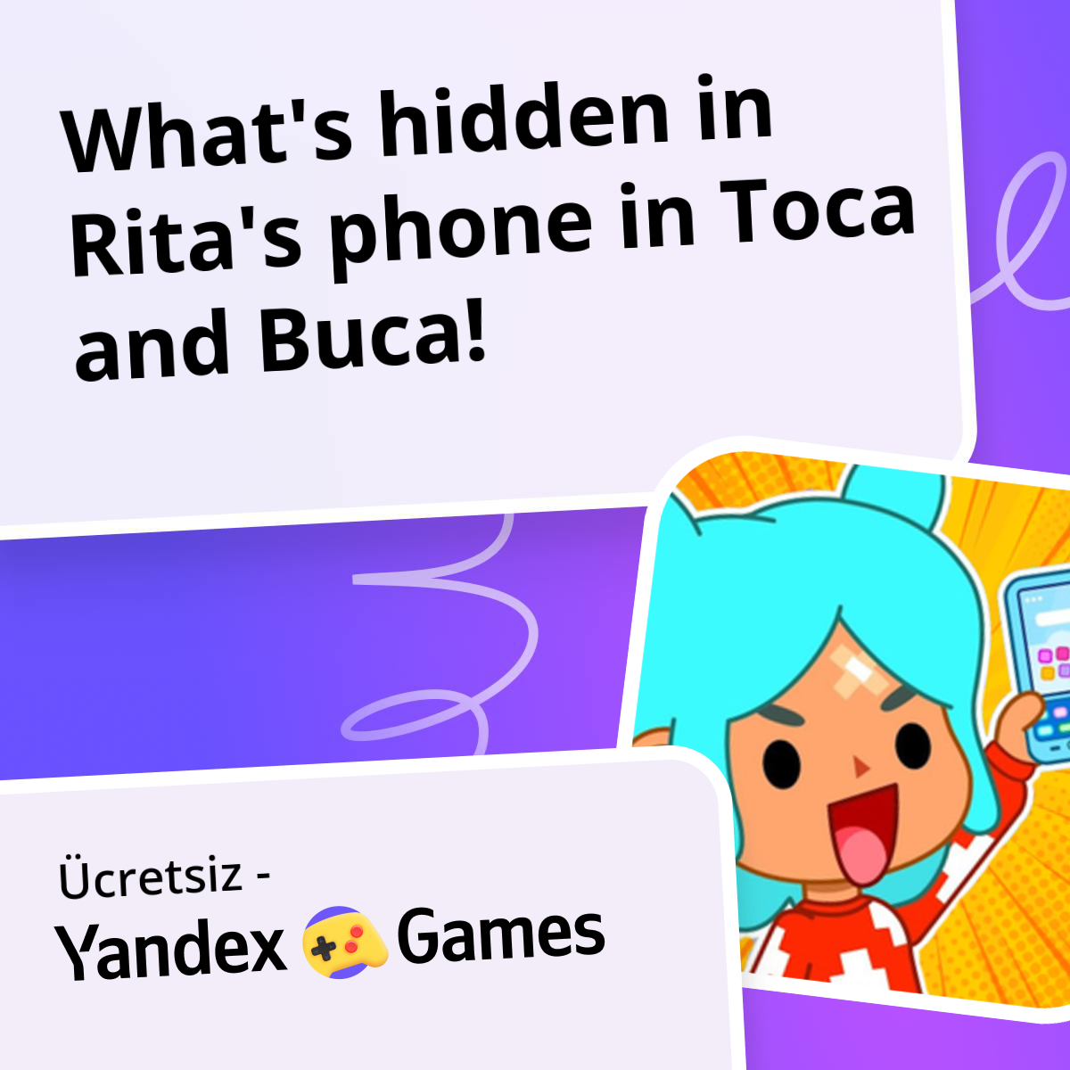 What's hidden in Rita's phone in Toca and Buca! (EpicGamesStore'den ...