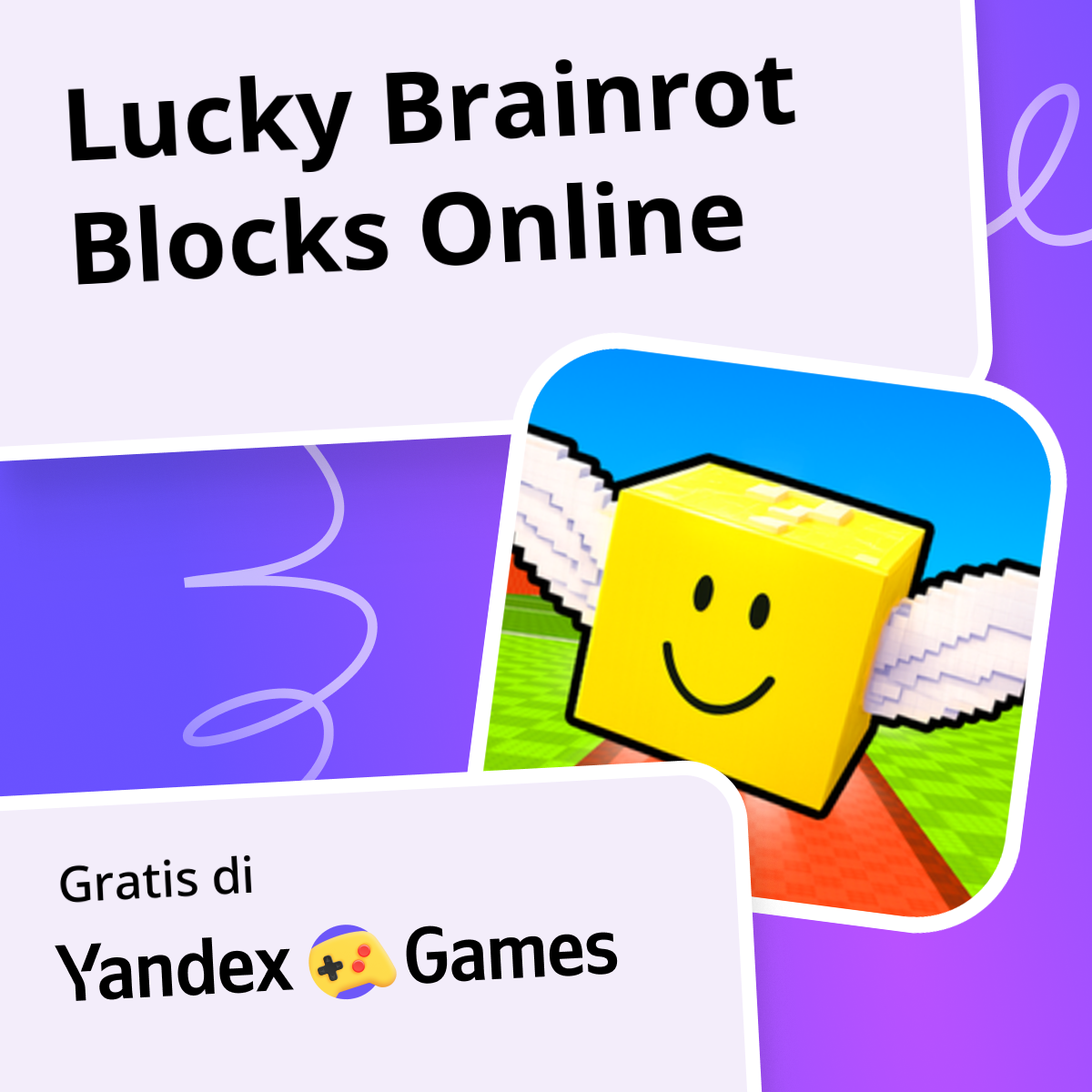 Lucky Brainrot Blocks Online - main online gratis di Yandex Games