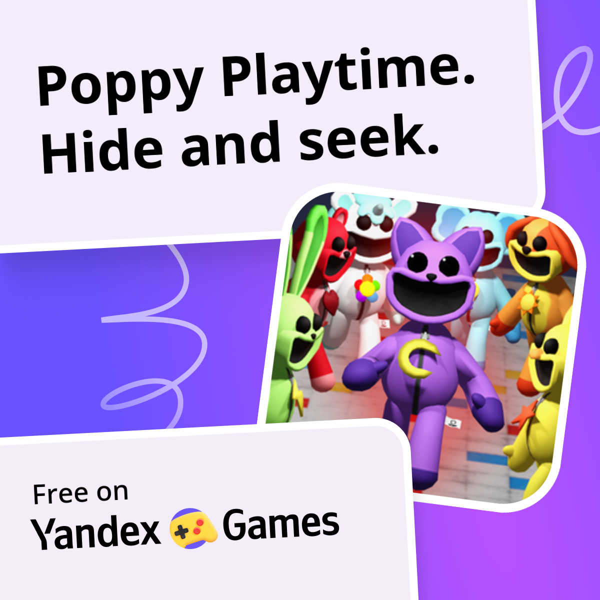 Poppy Playtime. Hide and seek. (by BrawlerGames) - play online for free on Yandex Games