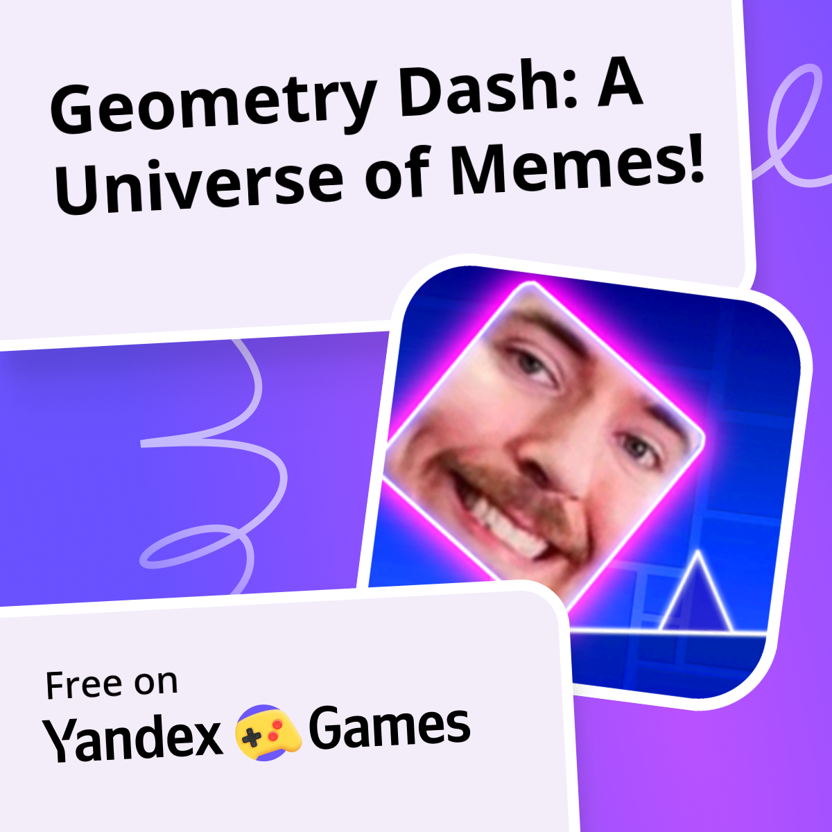 Geometry Dash: A Universe of Memes! (by Gedagedigo Games) - play online ...