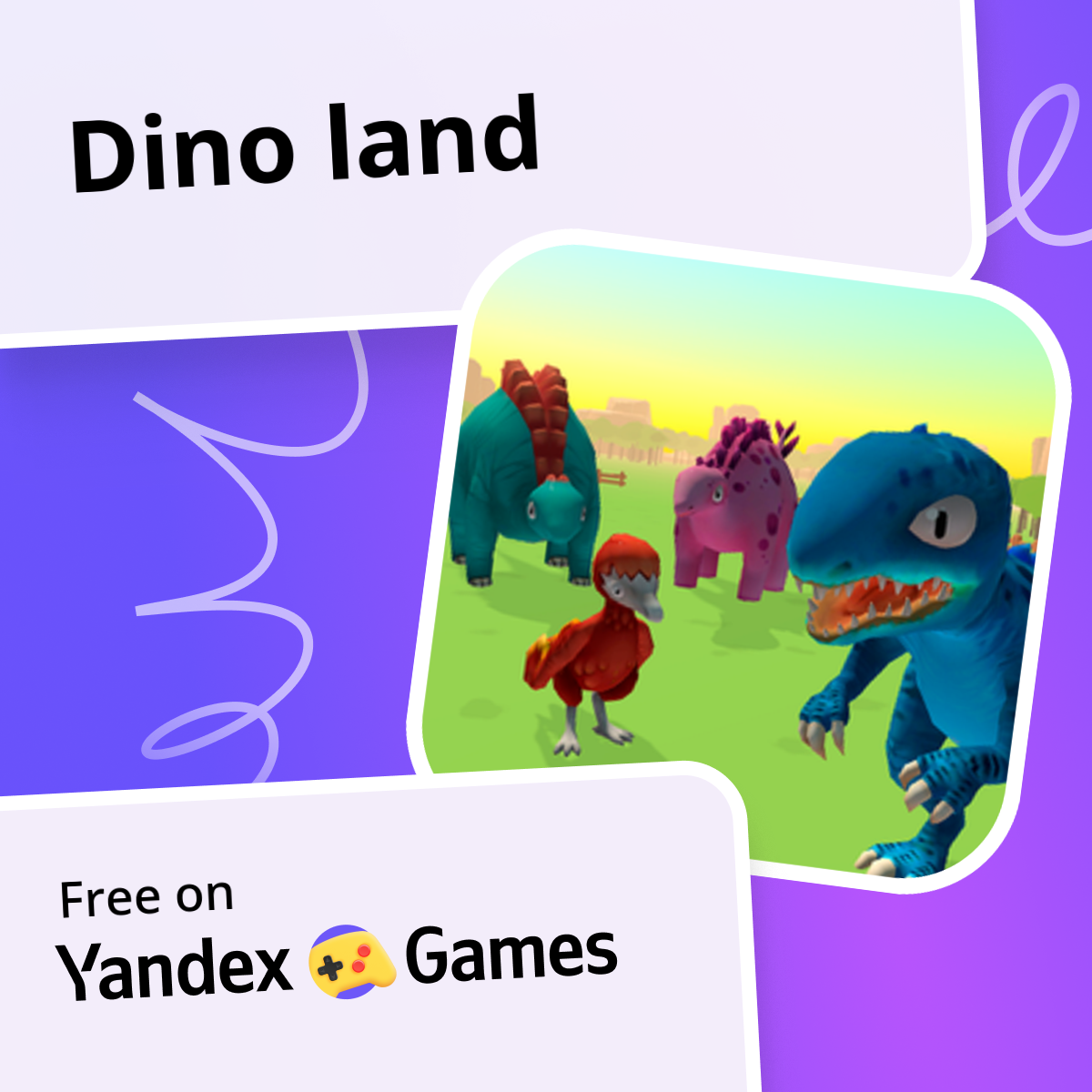 Dino land - play online for free on Yandex Games