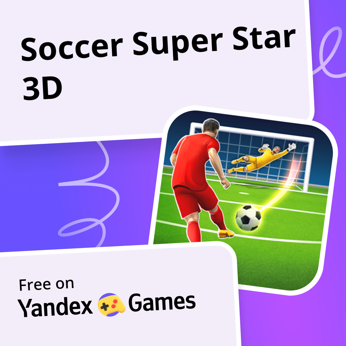 Soccer Super Star 3D - play online for free on Yandex Games