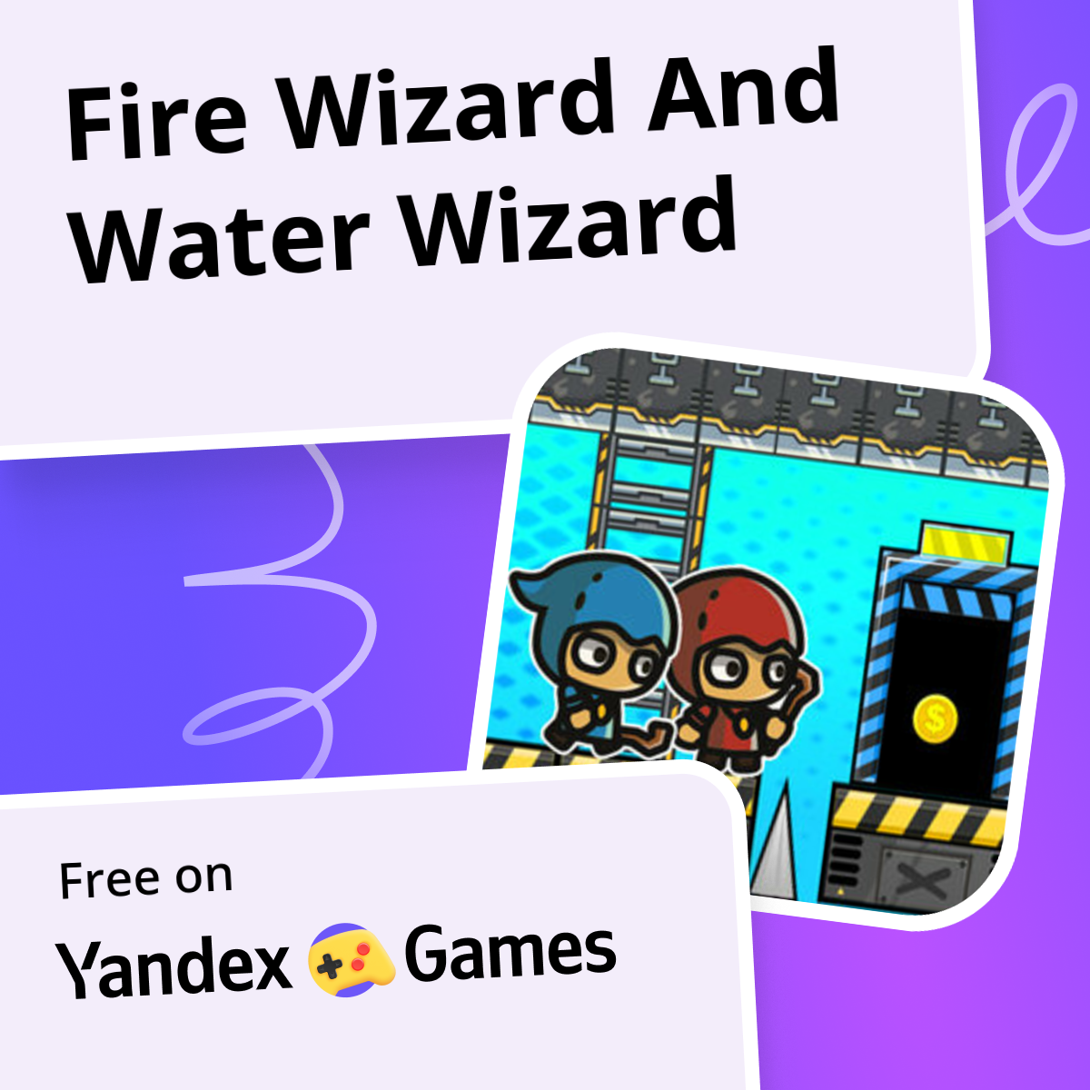 Fire Wizard And Water Wizard - play online for free on Yandex Games