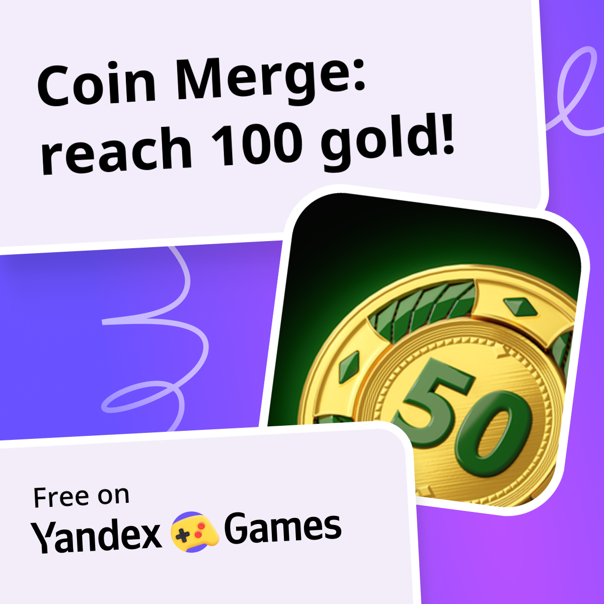 Coin Merge: reach 100 gold! (by EVO GAMES) - play online for free on ...