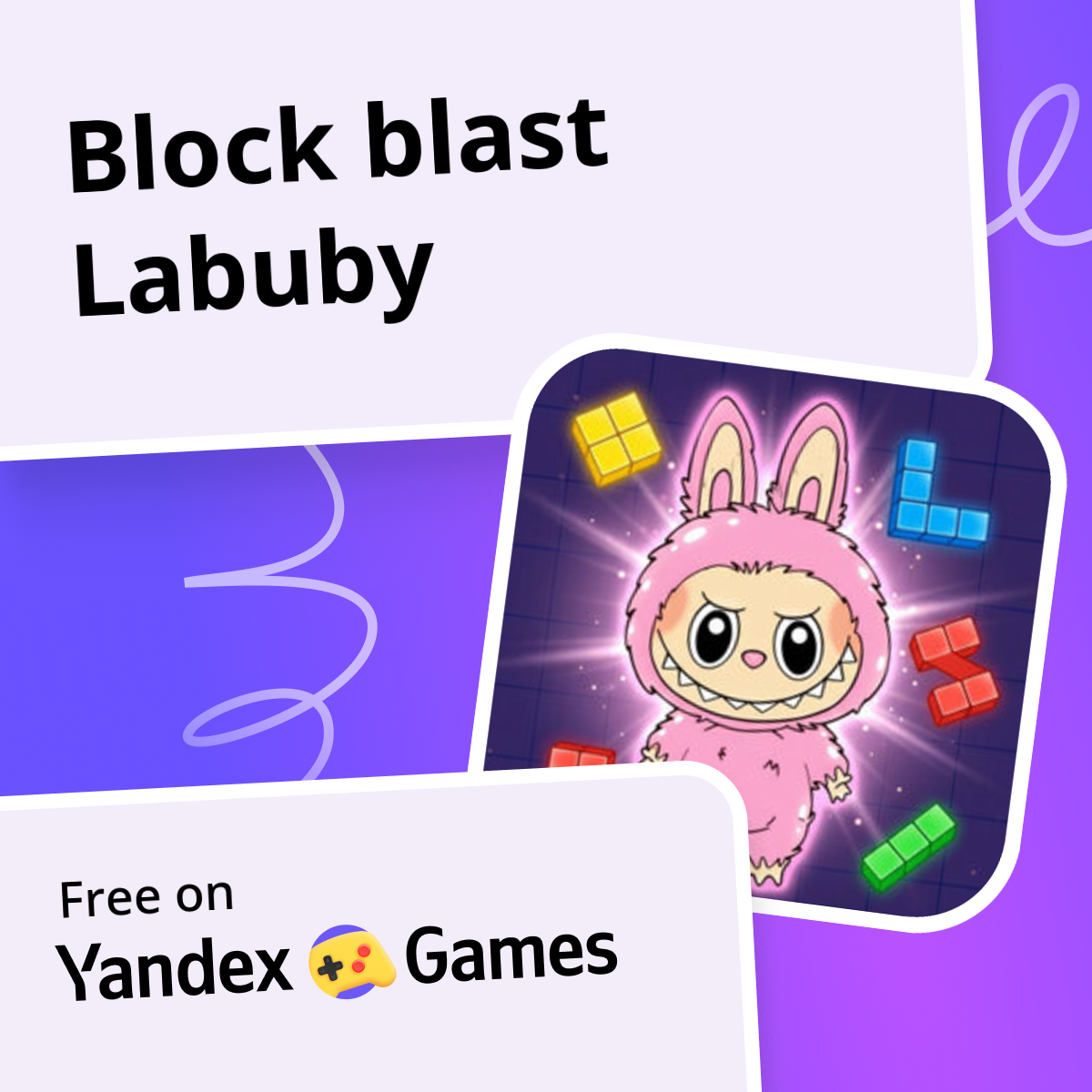 Block blast Labuby (by Zonzik) - play online for free on Yandex Games
