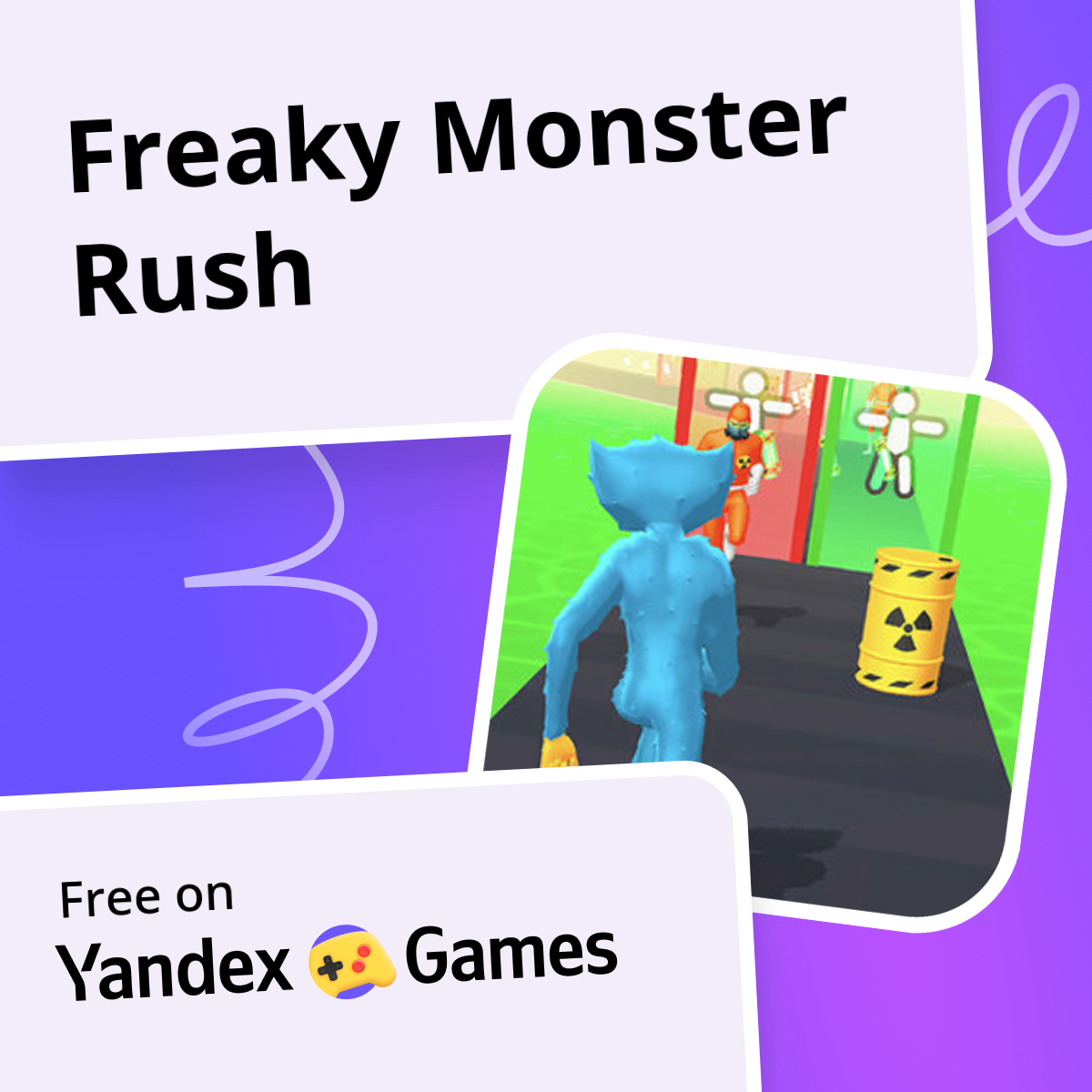 Freaky Monster Rush (by bdeuxagames) - play online for free on Yandex Games