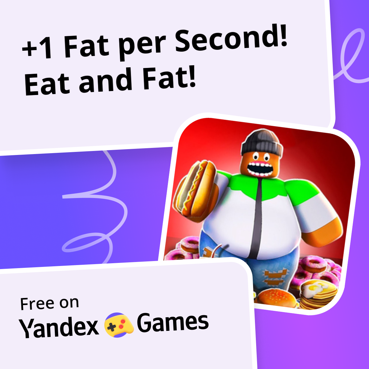+1 Fat per Second! Eat and Fat! (by TDS BID) - play online for free on ...