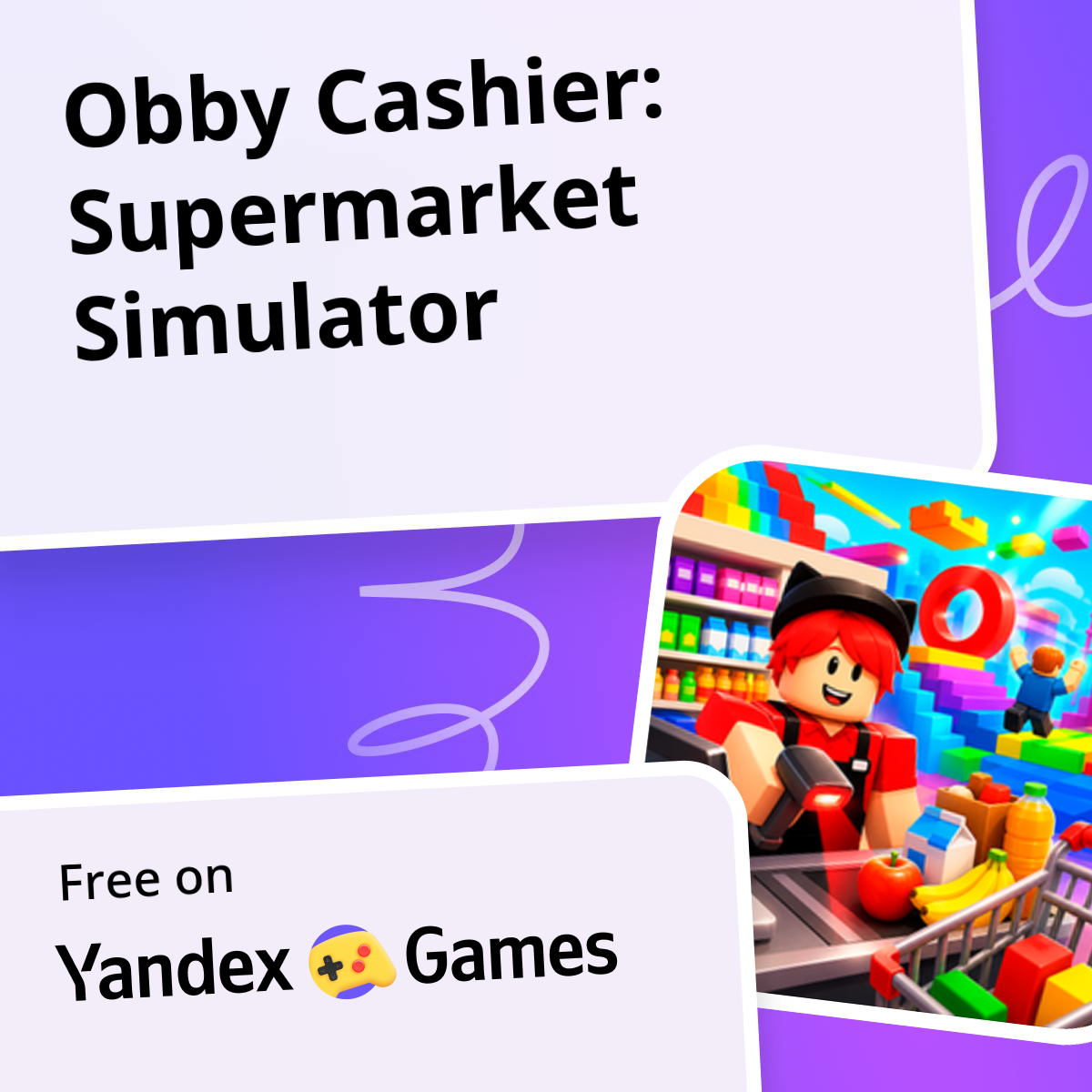 Obby Cashier: Supermarket Simulator - play online for free on Yandex Games