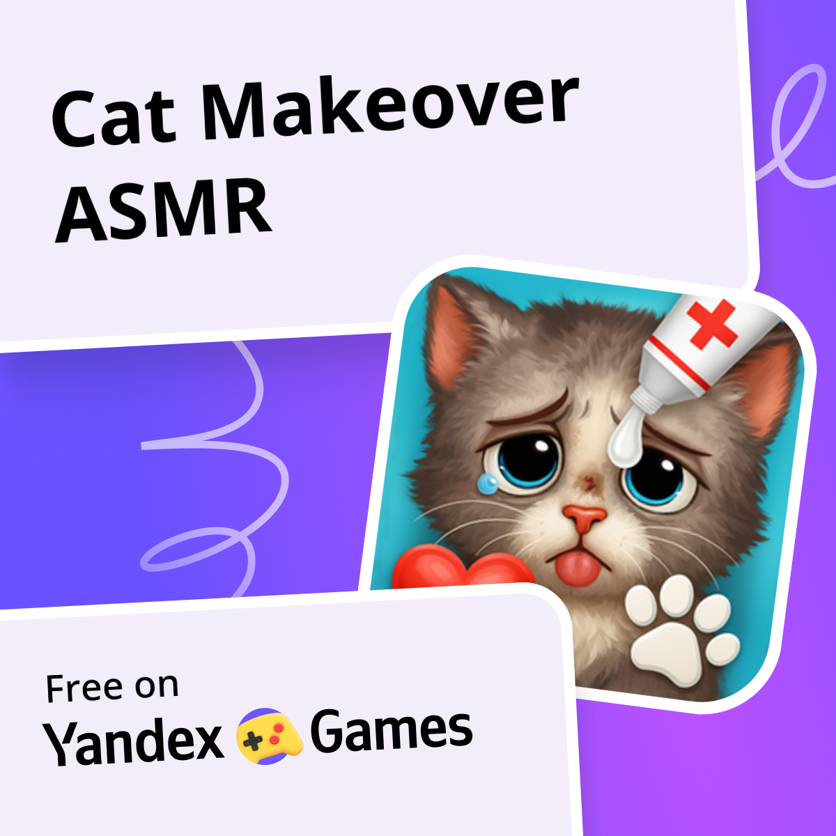 Cat Makeover ASMR - play online for free on Yandex Games