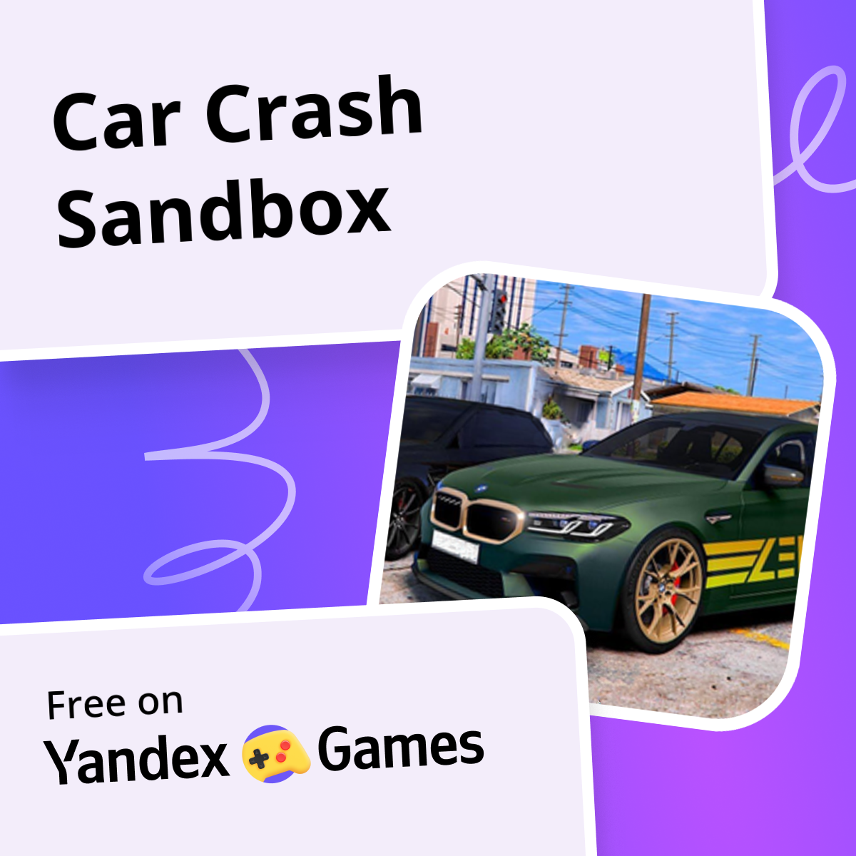 Car Crash Sandbox (من Narvik) - العب على الإنترنت مجانًا على Yandex Games