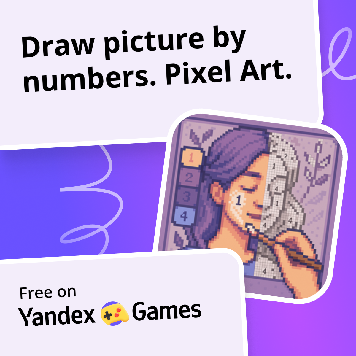 Draw picture by numbers. Pixel Art. (by Axionity) - play online for ...