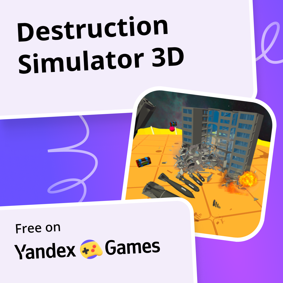 Destruction Simulator 3D - play online for free on Yandex Games