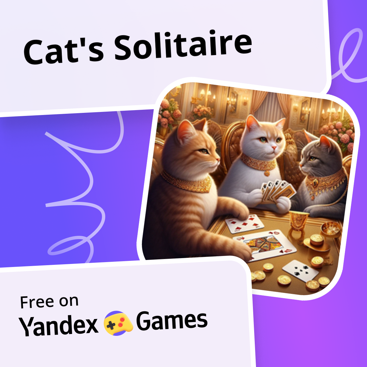 Cat's Solitaire (by Fluffy Pixels) - play online for free on Yandex Games