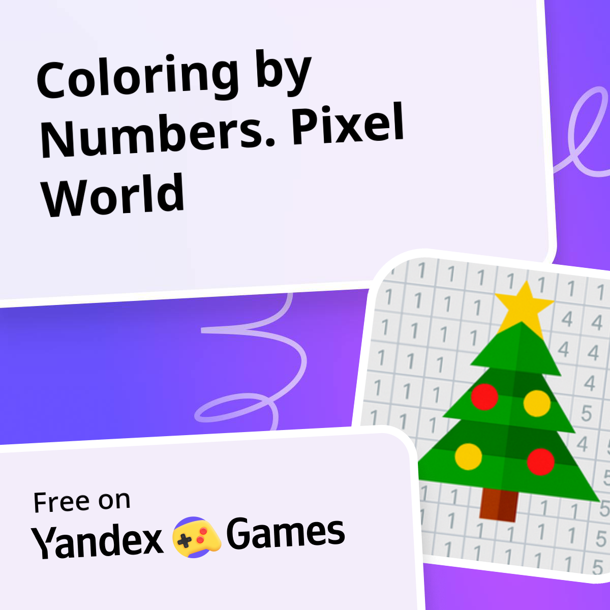 Coloring by Numbers. Pixel World (by MirraGames) - play online for free on Yandex Games