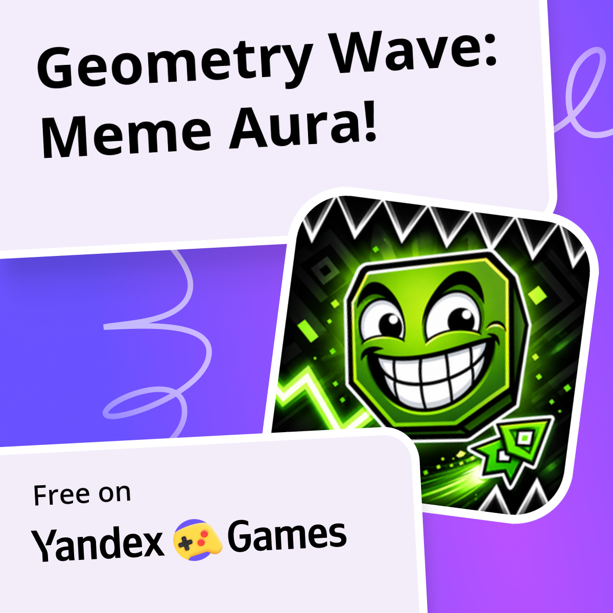 Geometry Wave: Meme Aura! - play online for free on Yandex Games