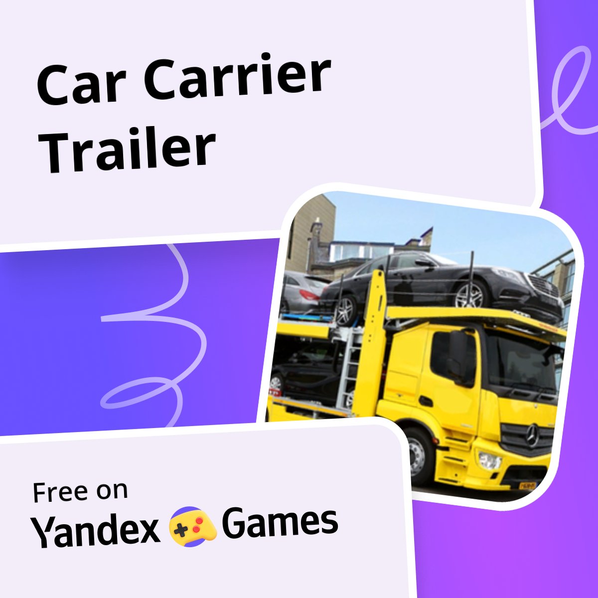 Car Carrier Trailer - play online for free on Yandex Games