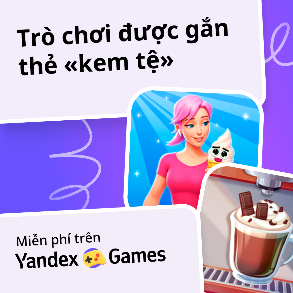 Trò chơi kem tệ Trực Tuyến: Chơi Miễn Phí Trên Yandex Games