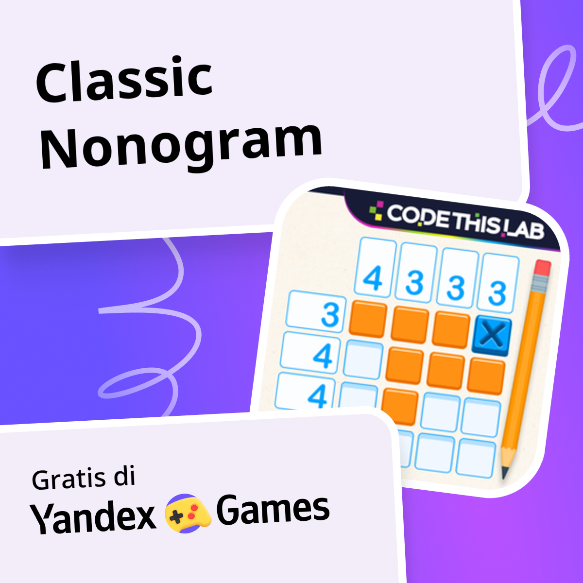 Classic Nonogram (oleh CodeThisLab)- mainkan online secara gratis di Yandex Games