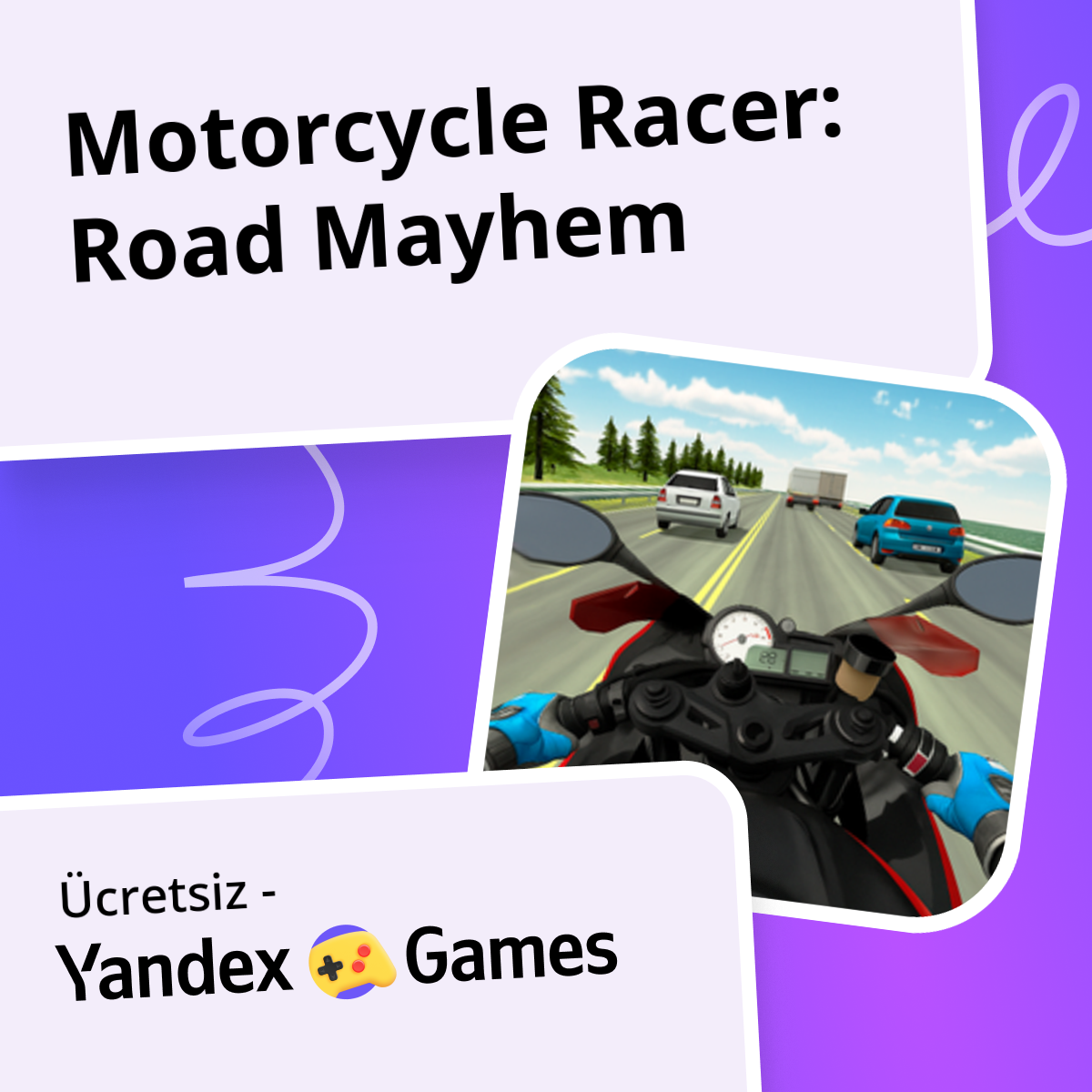 Motorcycle Racer: Road Mayhem (MirraGames'den) - Yandex Games ...