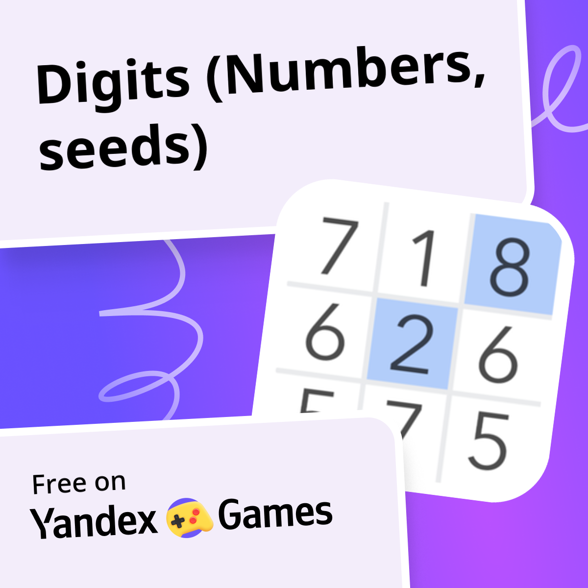 Digits (Numbers, seeds) - play online for free on Yandex Games